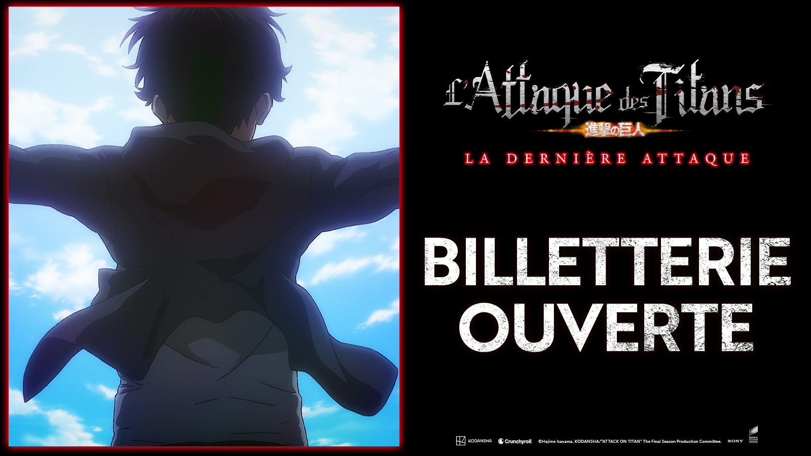 [EXPIRÉ] L'attaque des titans : Ouverture de la billetterie ! - Cinéma le Palace Martigues